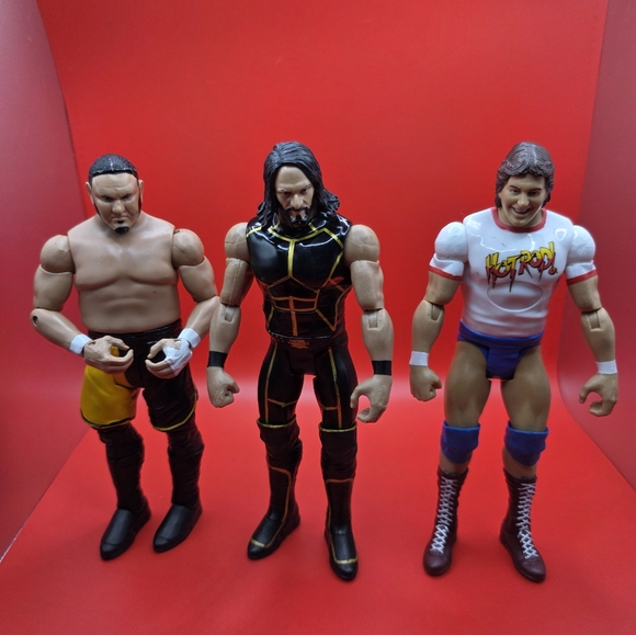 Mattel | Toys | Wwe Seth Rollins Rowdy Roddy Piper Samoa Joe Wrestling ...